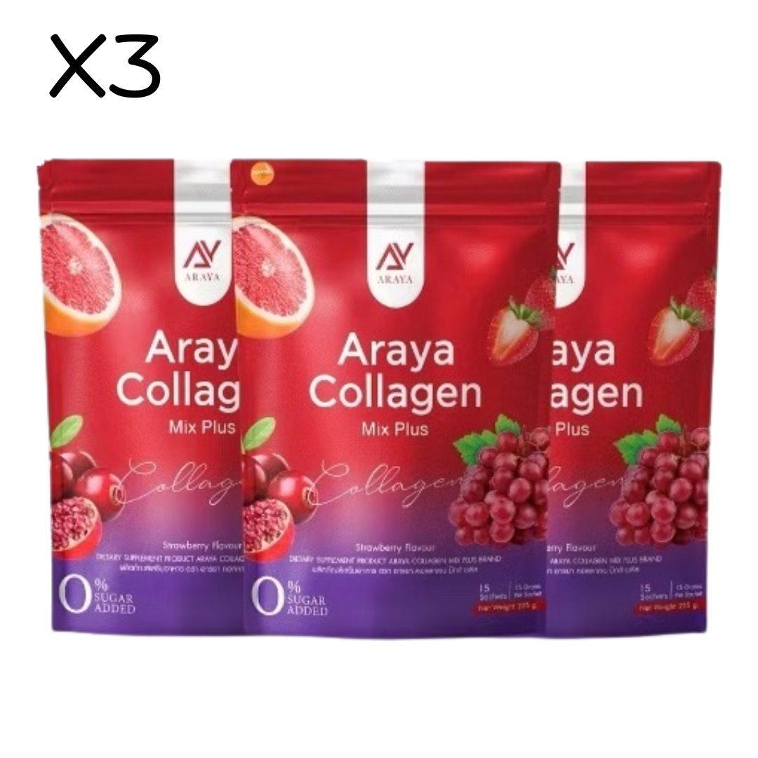 Araya Collagen Mixplus / 3 PACKS – PP SHOP